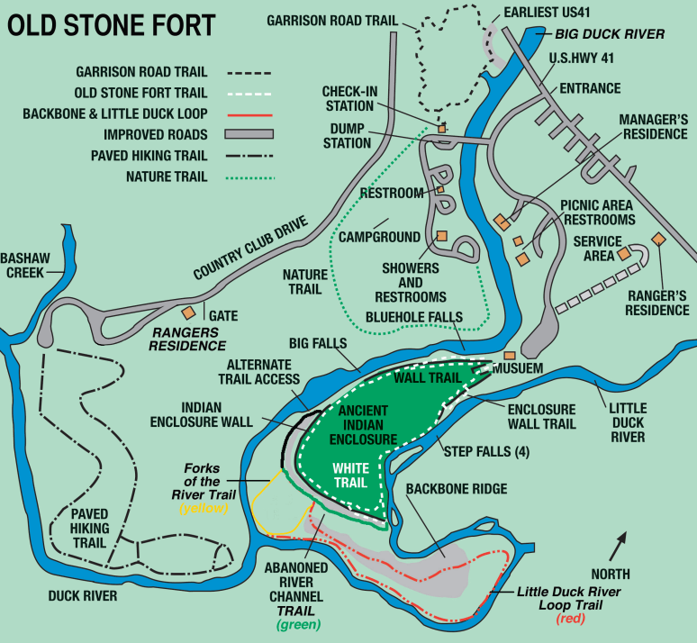 Old Stone Fort State Archaeological Park – Tennessee – Planned Spontaneity